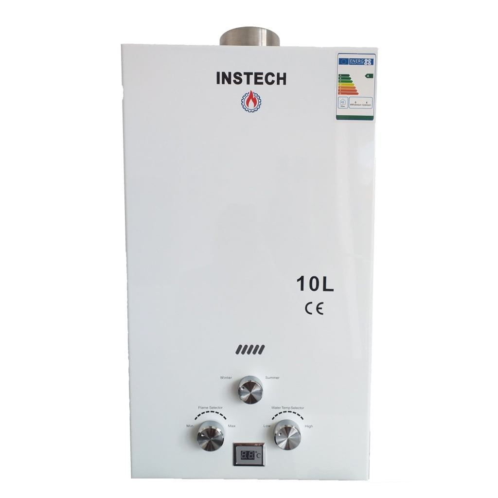 Incalzitor instant gaz pentru apa INSTECH OX -10 GPL , 10 l/min , Tiraj ...